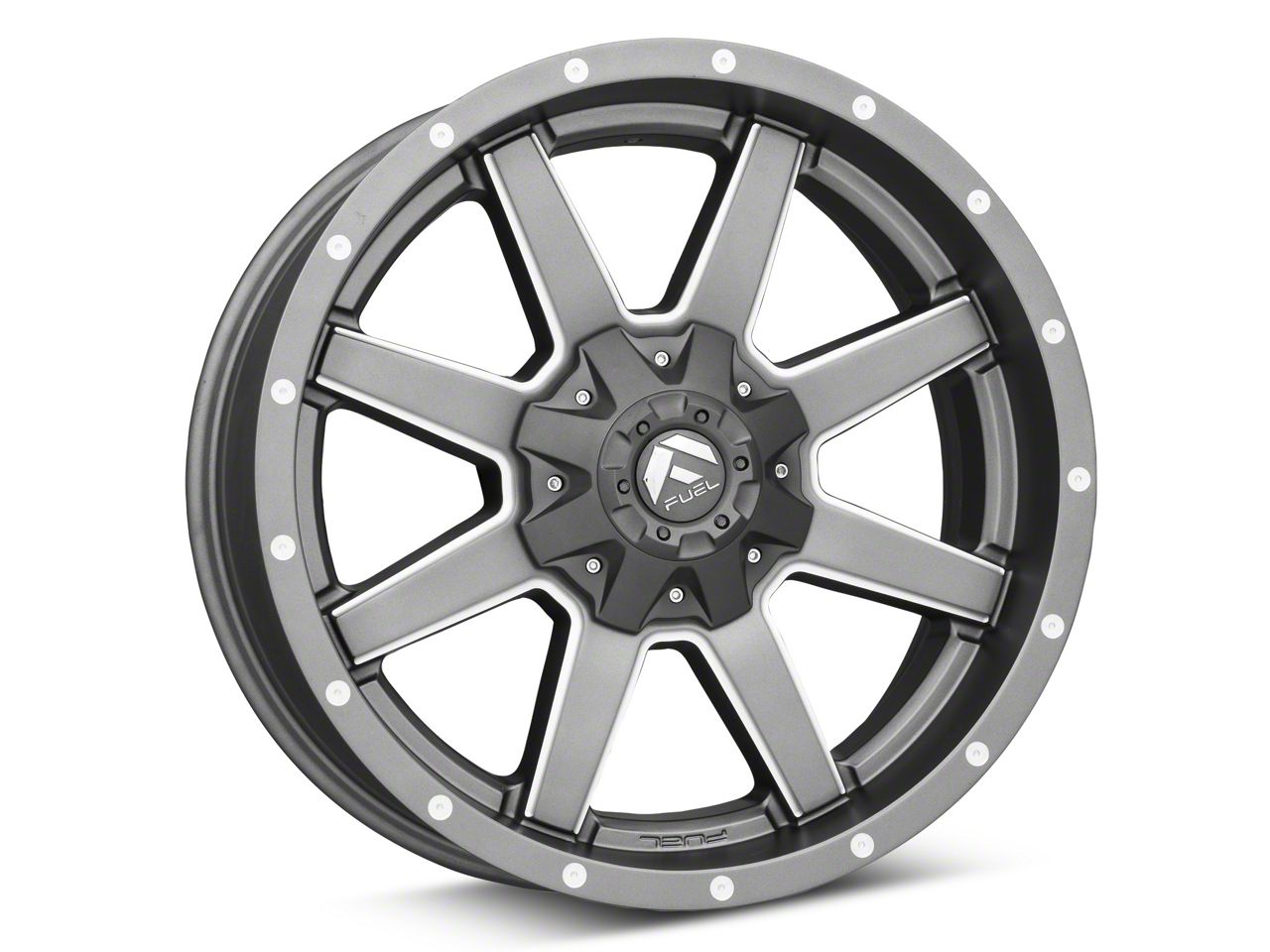 Fuel Wheels Titan Maverick Gun Metal 6-Lug Wheel; 20x9; 20mm Offset ...