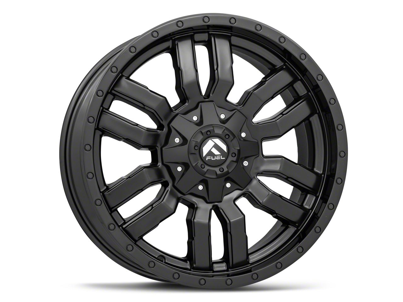 Fuel Wheels Titan Sledge Matte Black 6-Lug Wheel; 20x9; 20mm Offset ...