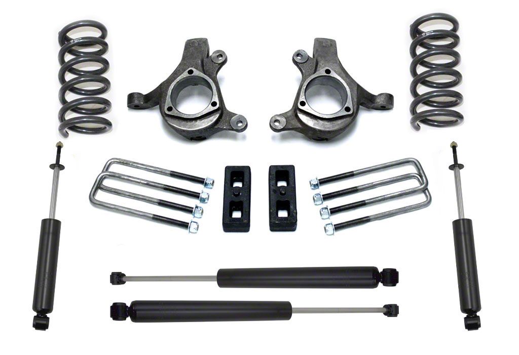 Max Trac Silverado 5 in. Front / 3 in. Rear Lift Kit w/ Maxtrac Shocks ...