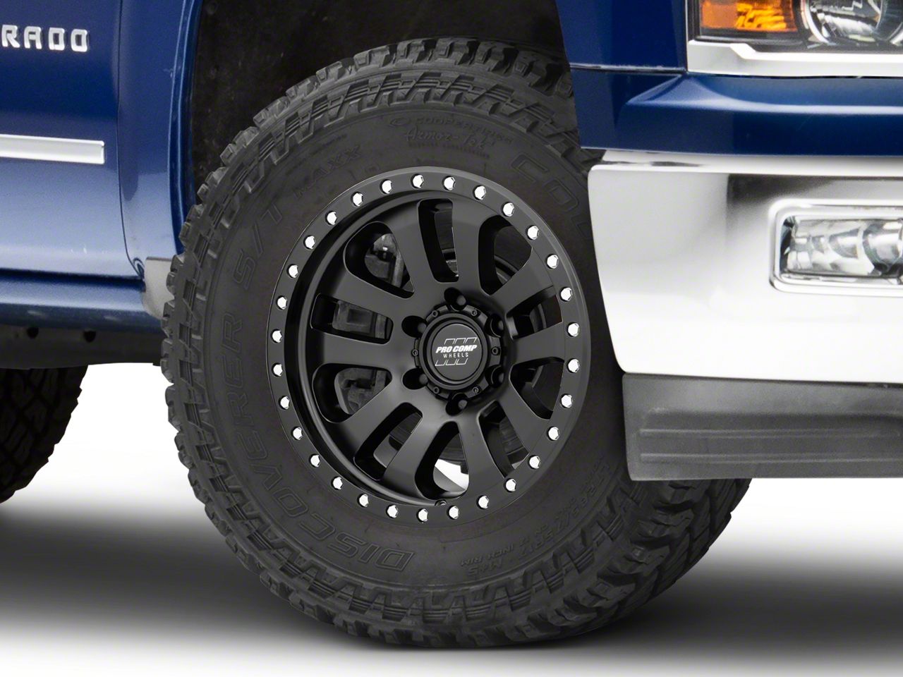 Pro Comp Wheels Silverado Prodigy Satin Black 6-Lug Wheel - 18x9; 0mm ...