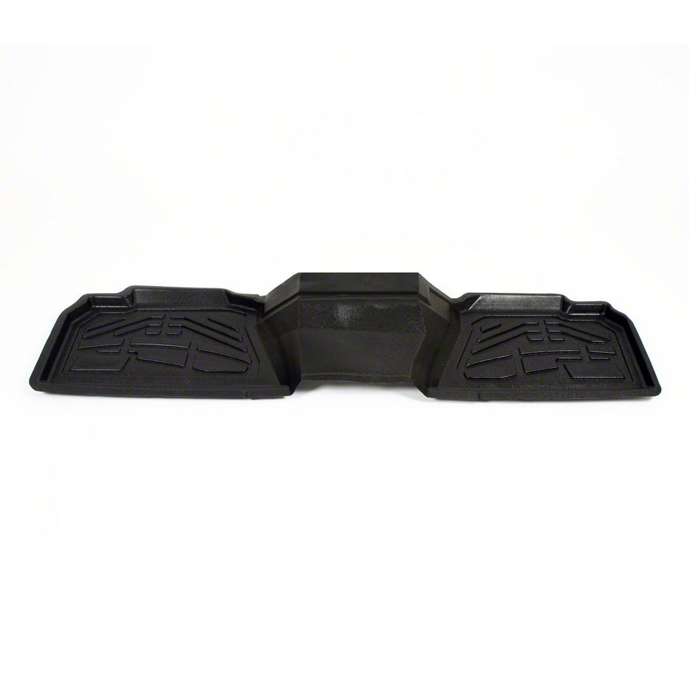 RedRock Sure-Fit Front and Second Row Floor Liners; Black (14-18 Sierra ...