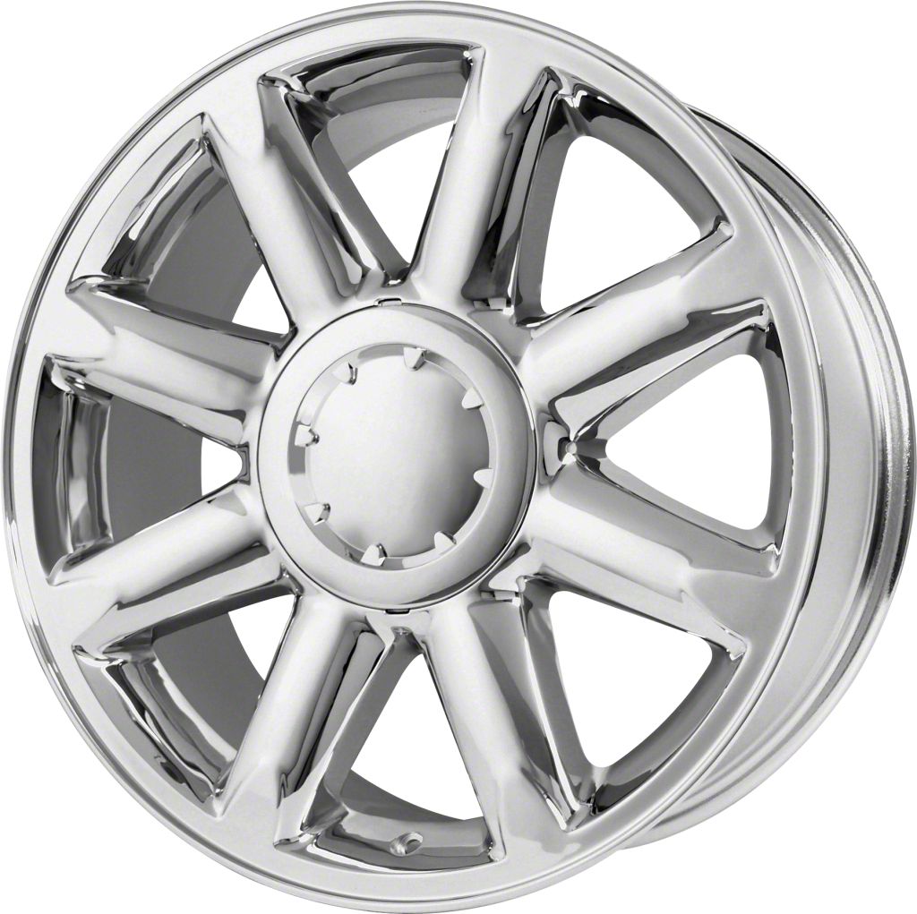 Silverado 1500 Denali Style Chrome 6-Lug Wheel; 20x8.5; 31mm Offset (07 ...