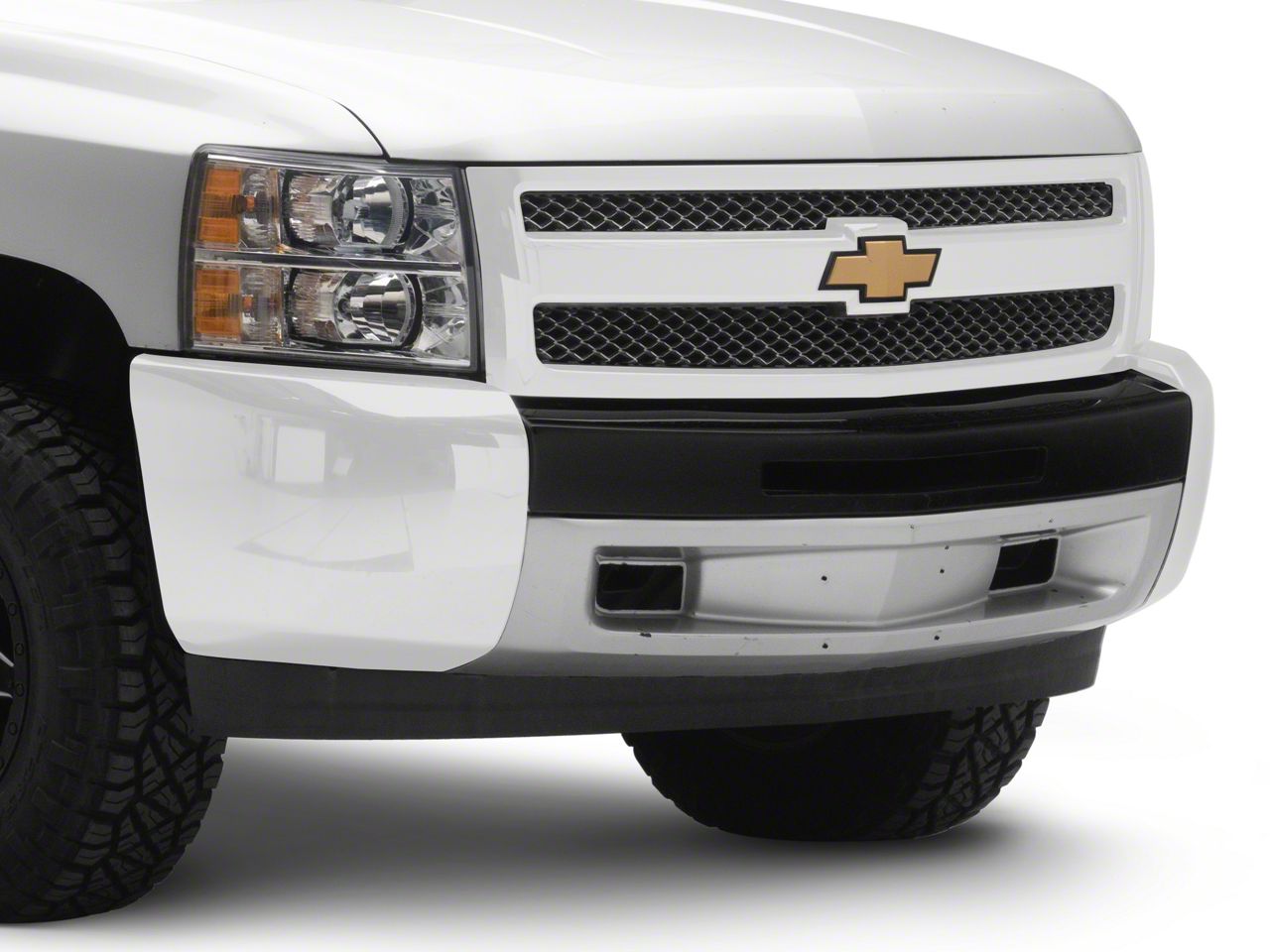 Silverado 1500 Front Bumper Center Section Cover with Bumper Air Intake ...