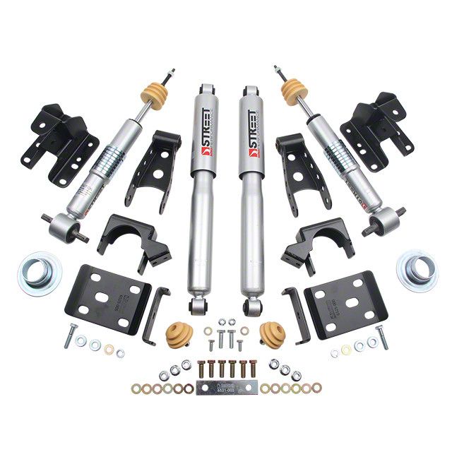 Belltech Silverado Lowering Kit w/ Street Performance Shocks - +1-2 in. Front / 4 in. Rear 991SP ...