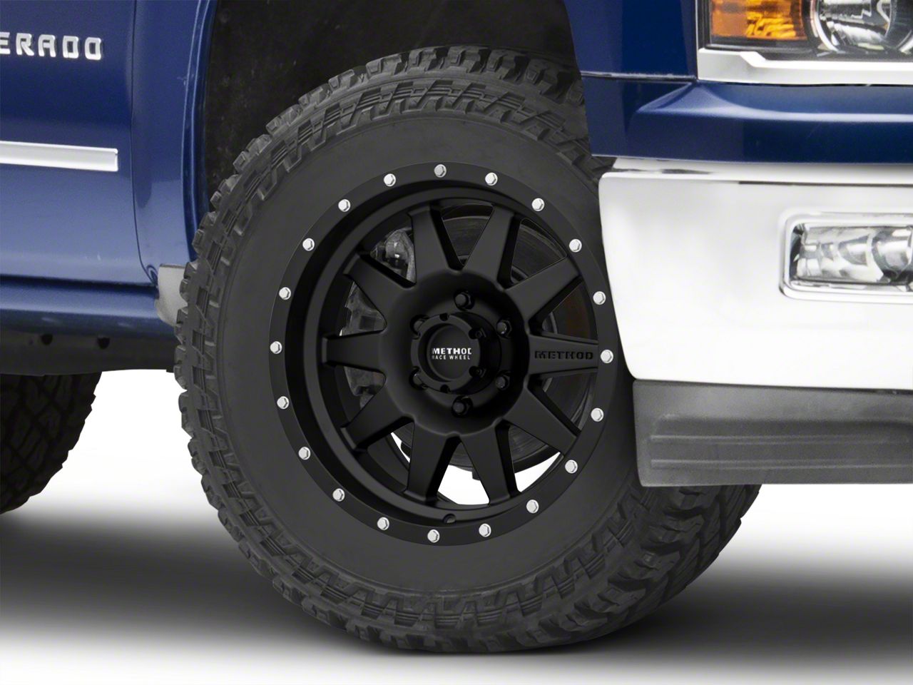 Method Race Wheels Silverado 1500 MR301 The Standard Matte Black 6-Lug ...