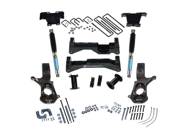 SuperLift Silverado 1500 8-Inch Suspension Lift Kit with Bilstein ...