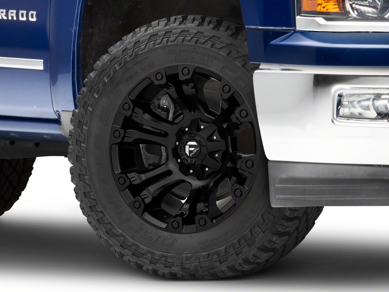 Fuel Wheels Silverado 1500 Vapor Matte Black 6-Lug Wheel; 20x9; 1mm ...