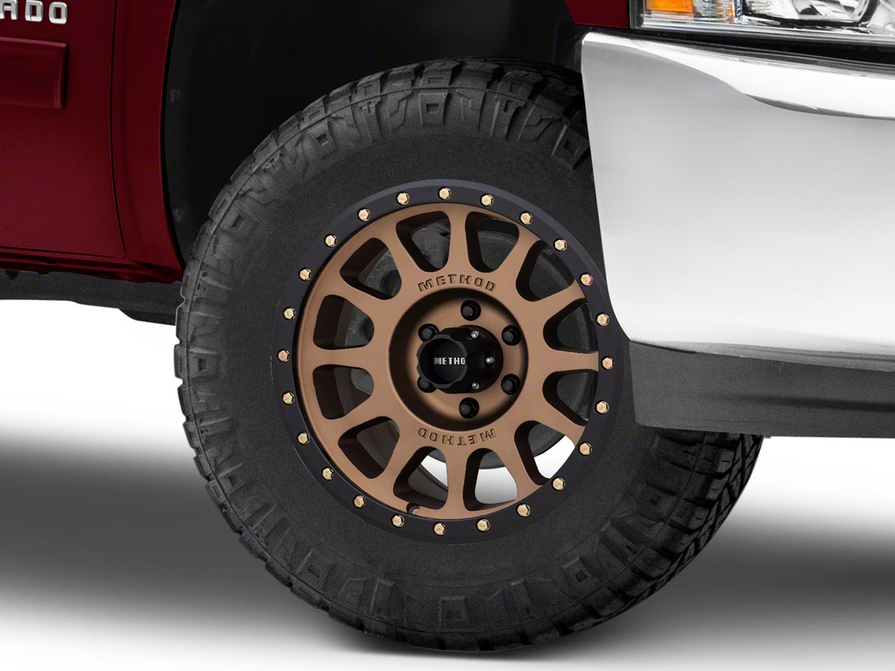 Method Race Wheels Silverado 1500 MR305 NV Bronze 6-Lug Wheel; 18x9 ...