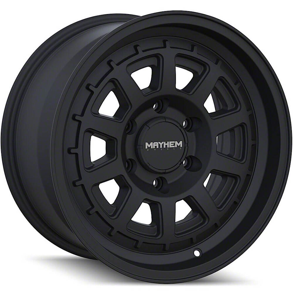 Mayhem Wheels Tacoma Voyager Matte Black 6-Lug Wheel; 17x8.5; 0mm ...