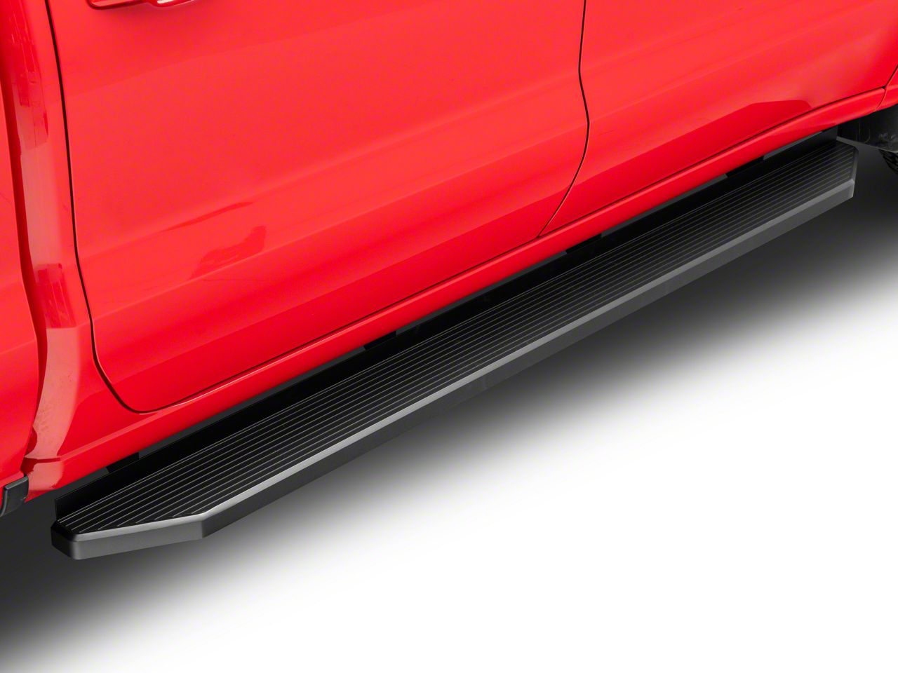 Silverado 1500 H-Style Running Boards; Black (19-22 Silverado 1500 Crew ...