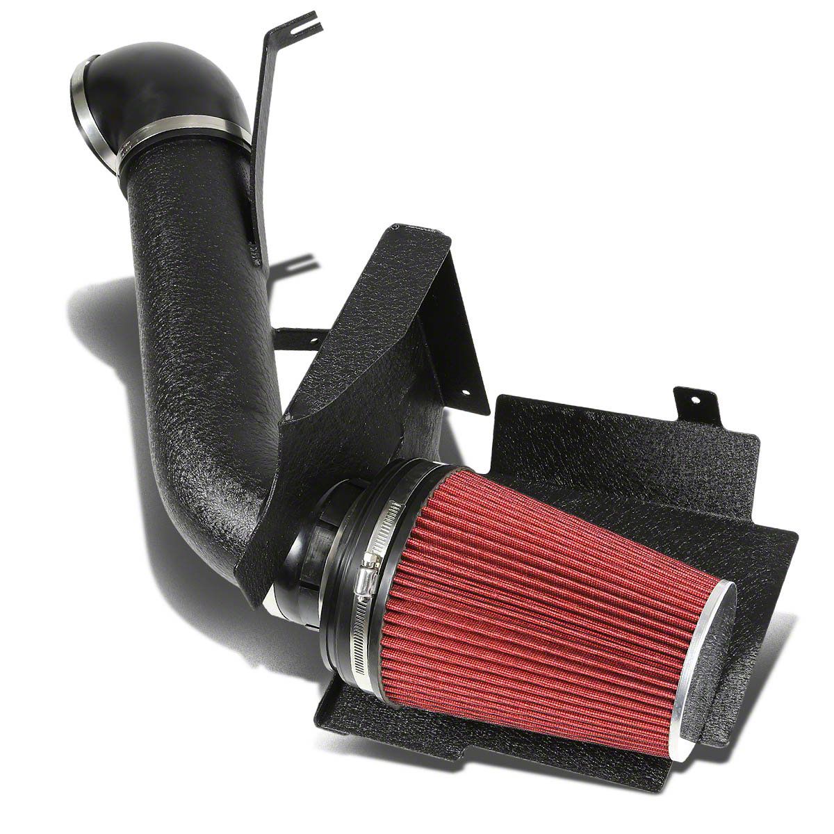 Silverado 1500 Cold Air Intake; Wrinkle Black (99-06 4.8L, 5.3L, 6.0L ...