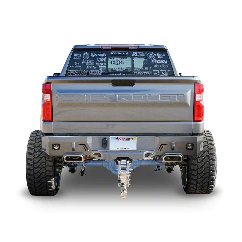 Chassis Unlimited Silverado 1500 Octane Series Rear Bumper; Pre-Drilled ...