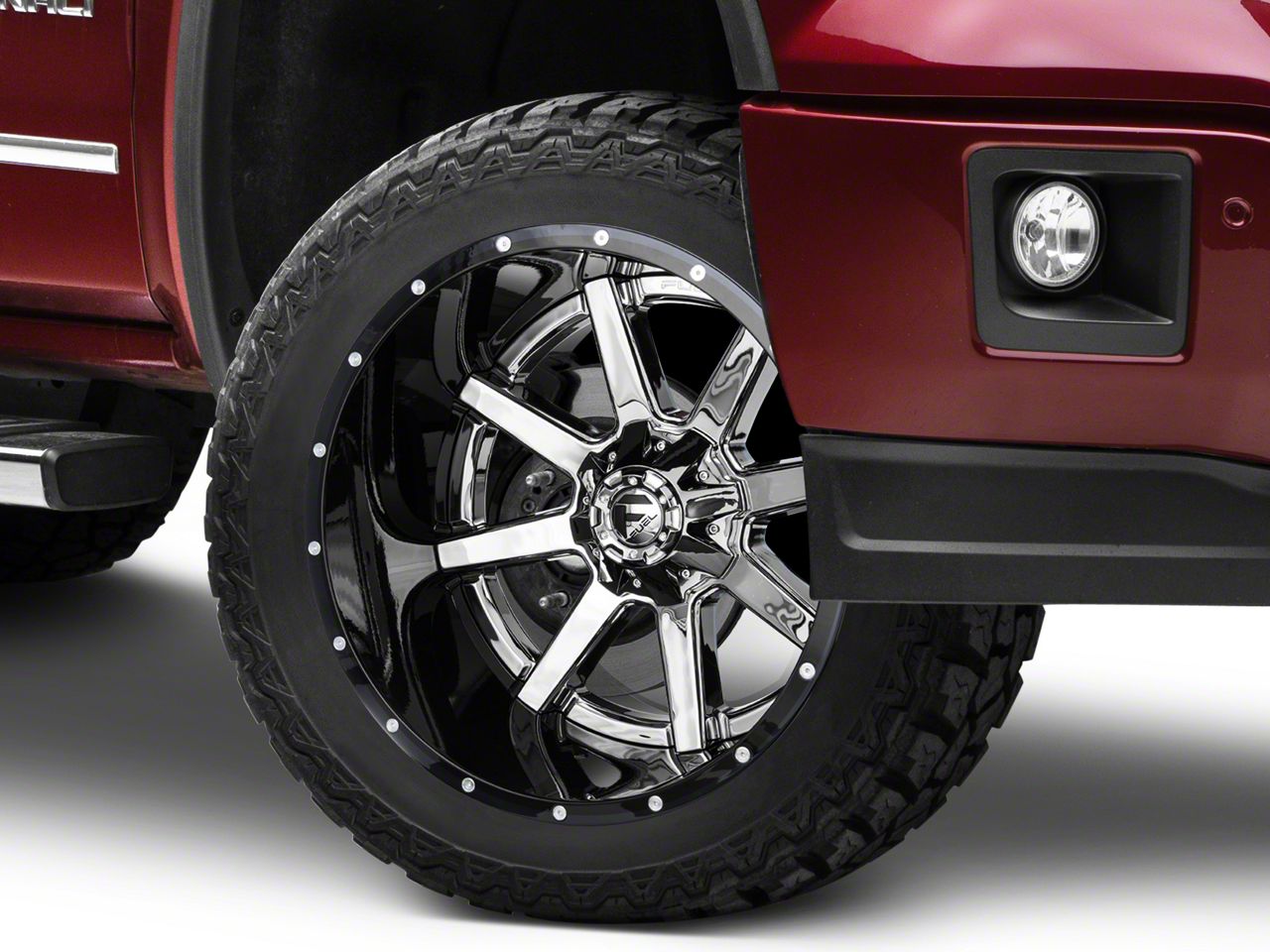 Fuel Wheels Sierra 1500 Maverick Chrome with Gloss Black Lip 6-Lug ...