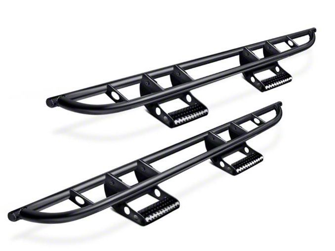N-Fab Sierra Cab Length RKR Side Rails w/ Detachable Steps - Textured ...