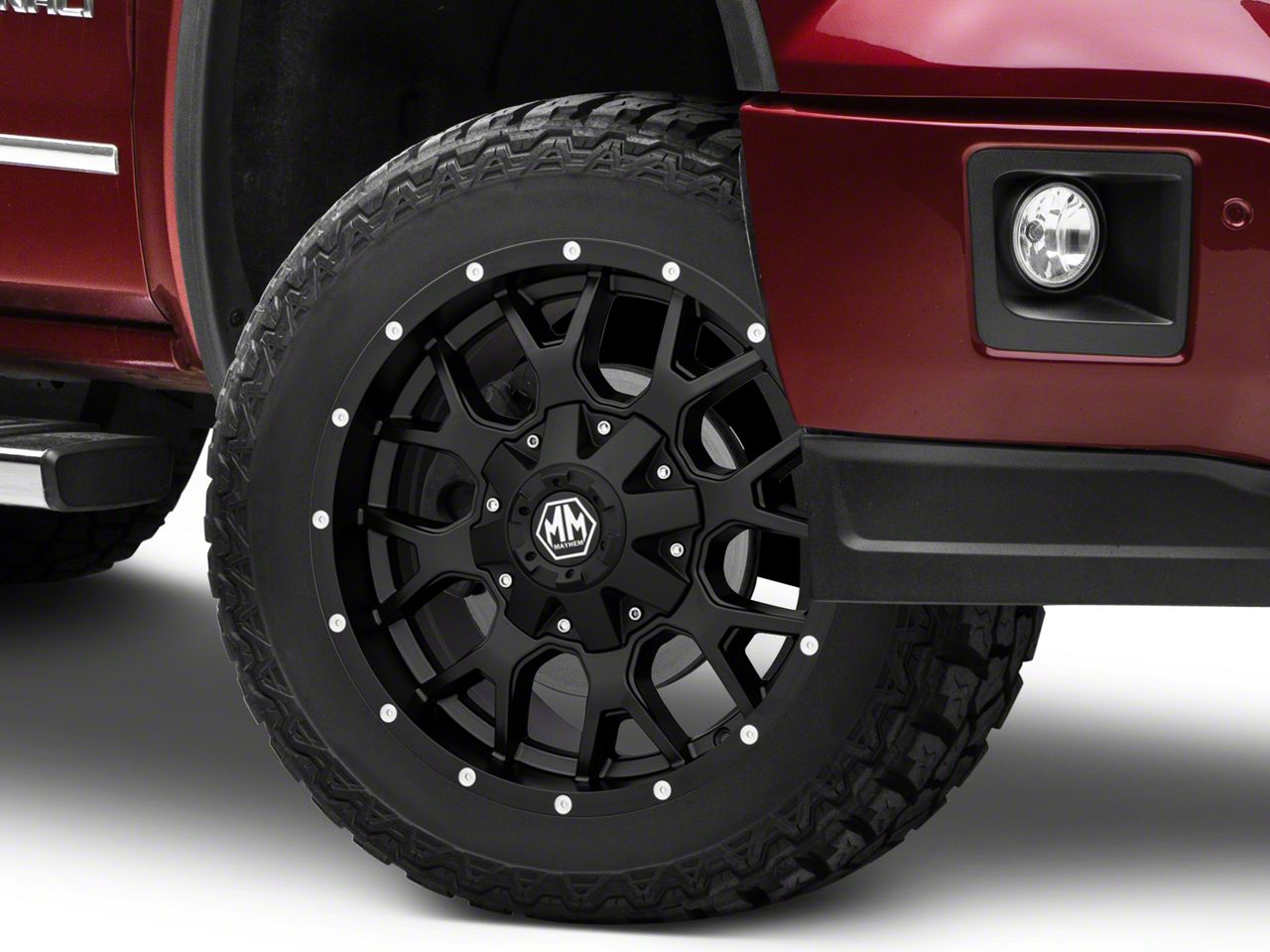Mayhem Wheels Toyota 4-Runner Warrior Matte Black 6-Lug Wheel; 20x9 ...