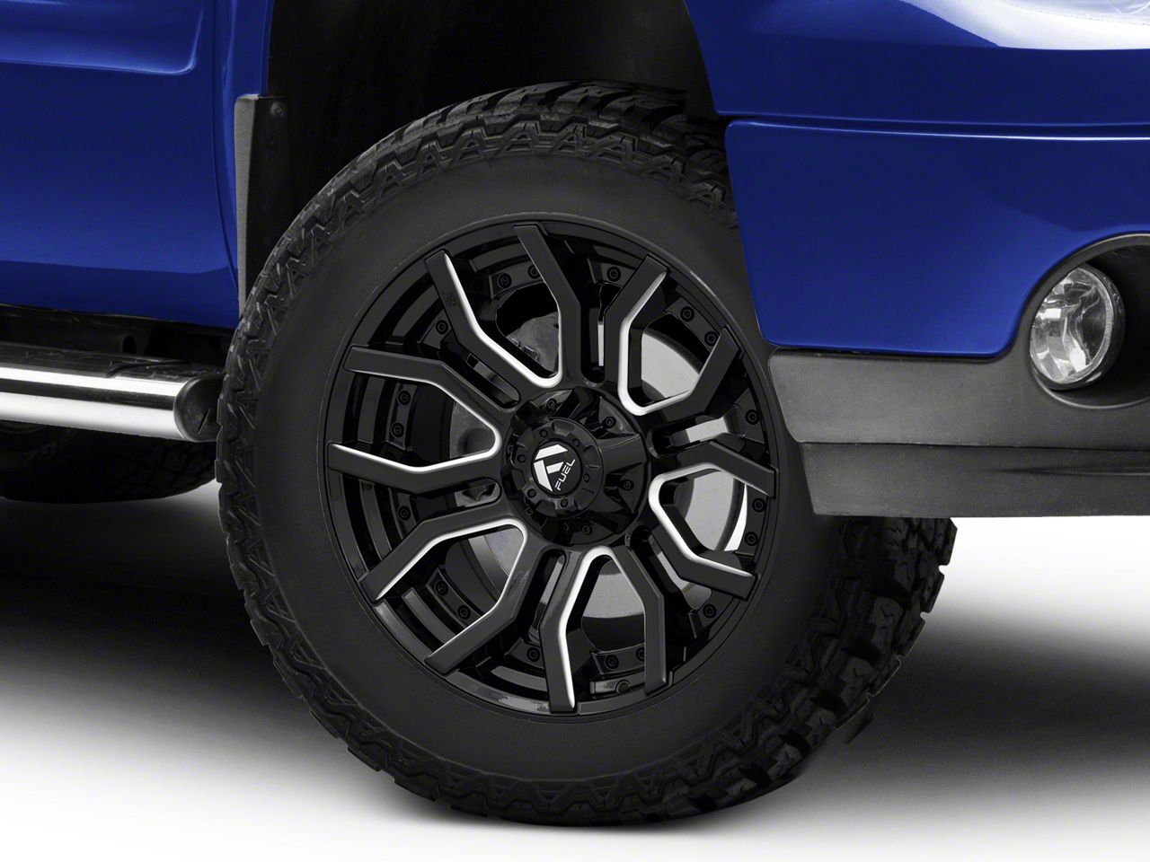 Fuel Wheels Sierra 1500 Rage Gloss Black Milled 6-Lug Wheel; 20x9; 1mm ...