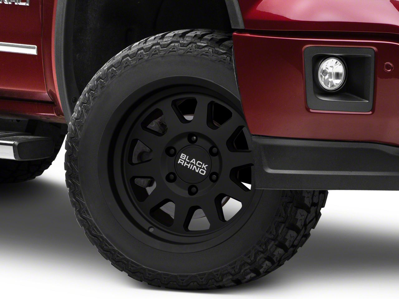 Black Rhino Tacoma Stadium Matte Black 6-Lug Wheel; 20x9; 12mm Offset ...