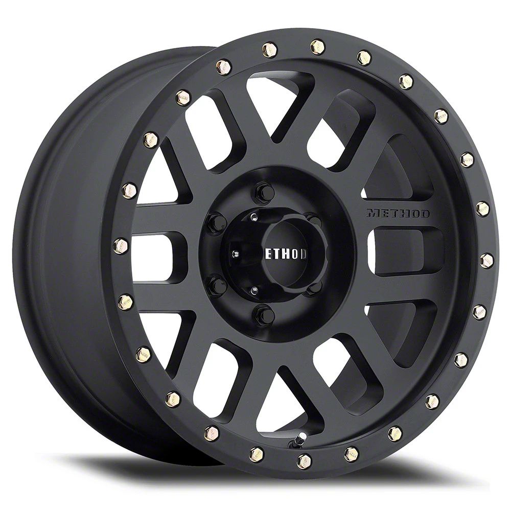 Method Race Wheels Silverado 1500 MR309 Grid Matte Black 6-Lug Wheel ...