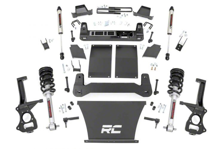 Rough Country Sierra 1500 6-Inch Suspension Lift Kit with Lifted Struts ...