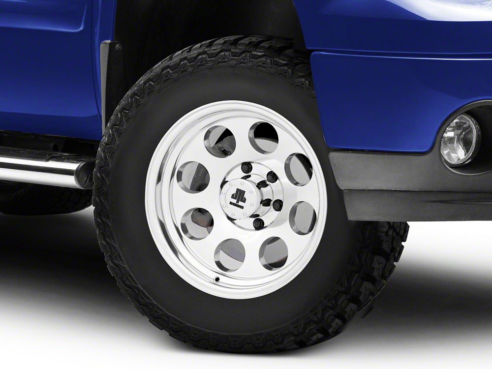 Mammoth 8 Aluminum Polished 6-Lug Wheel; 17x9; -6mm Offset (07-13 ...