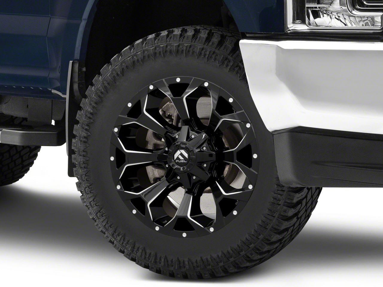 Fuel Wheels F-350 Super Duty Assault Gloss Black 8-Lug Wheel; 20x10 ...