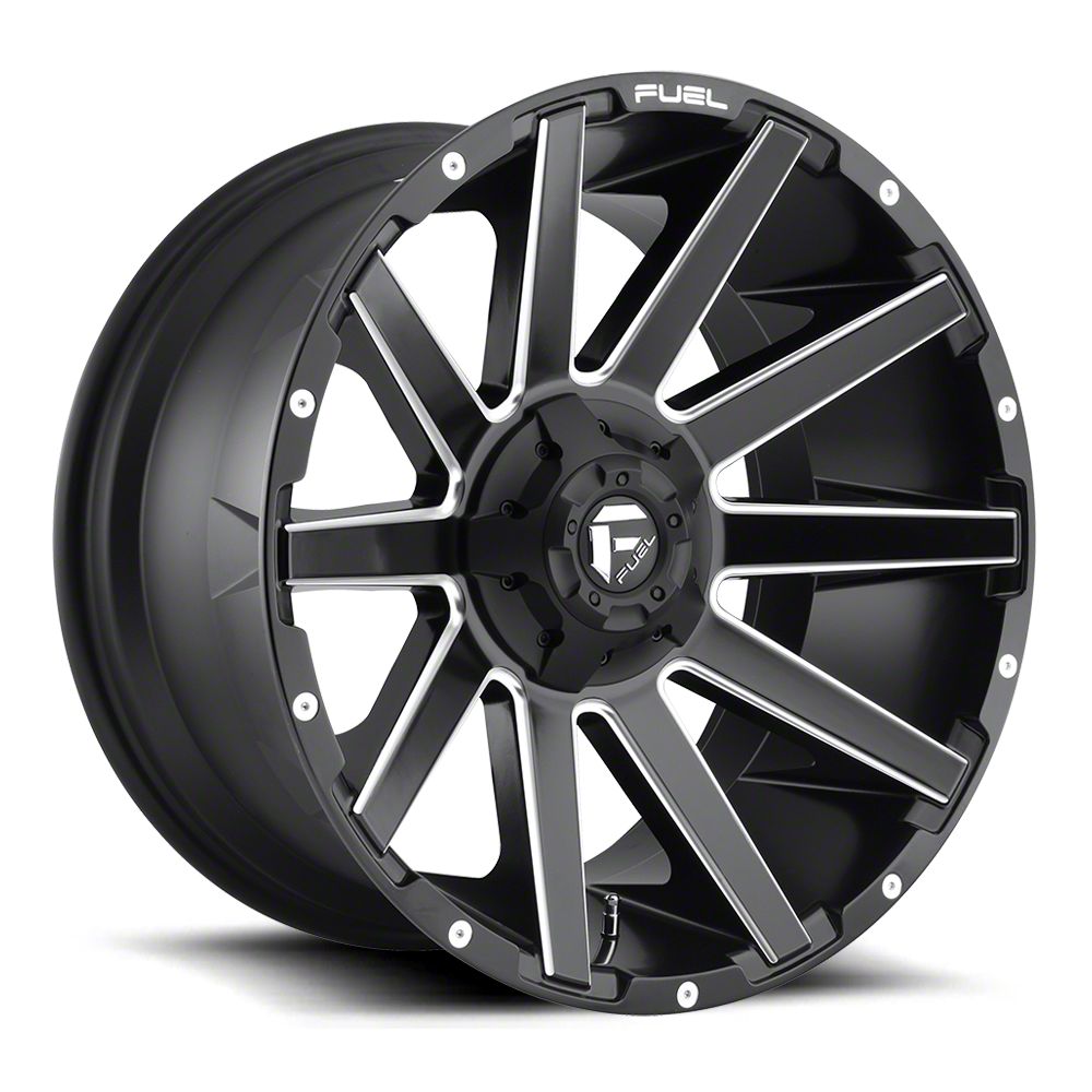 Fuel Wheels F-350 Super Duty Contra Matte Black Milled 8-Lug Wheel ...