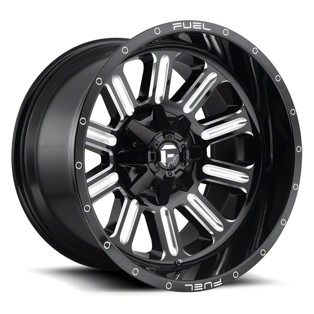 Fuel Wheels F-350 Super Duty Hardline Gloss Black Milled 8-Lug Wheel ...