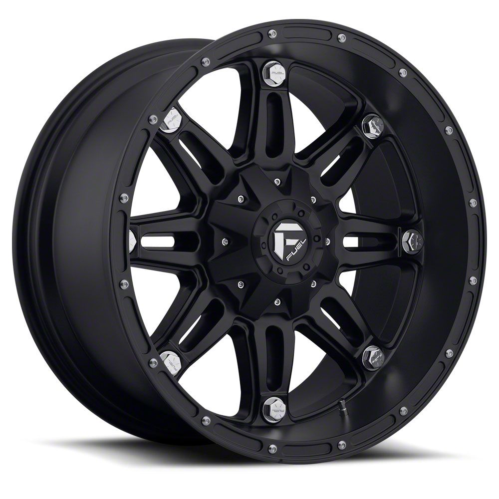 Fuel Wheels Super Duty Hostage Matte Black 8-Lug Wheel - 17x9; 1mm ...