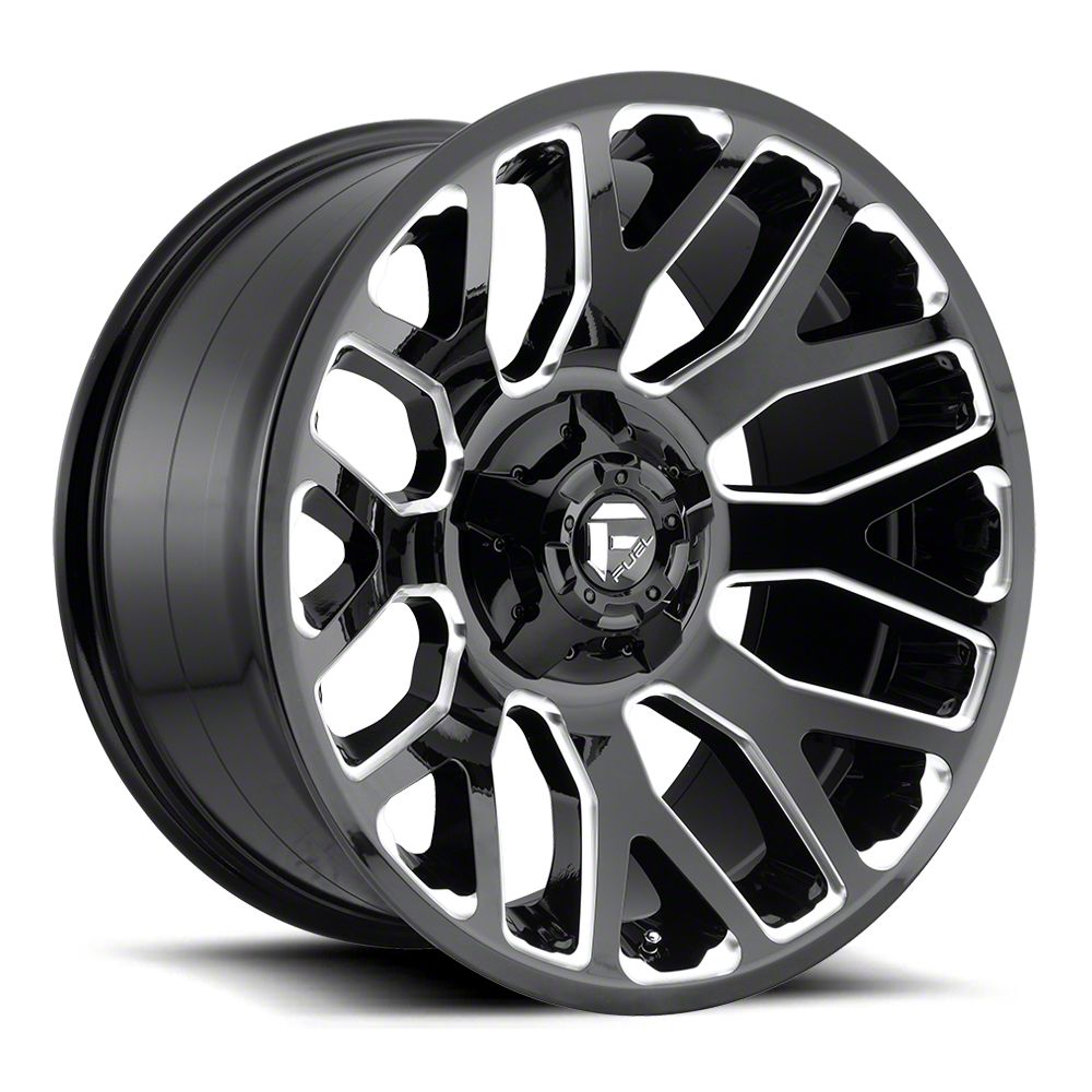 Fuel Wheels F-250 Super Duty Warrior Gloss Black Milled 8-Lug Wheel ...