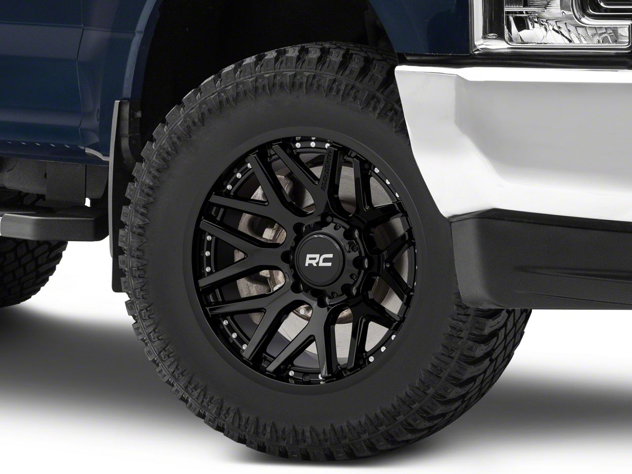 Rough Country F-250 Super Duty One-Piece Series 95 Gloss Black 8-Lug ...