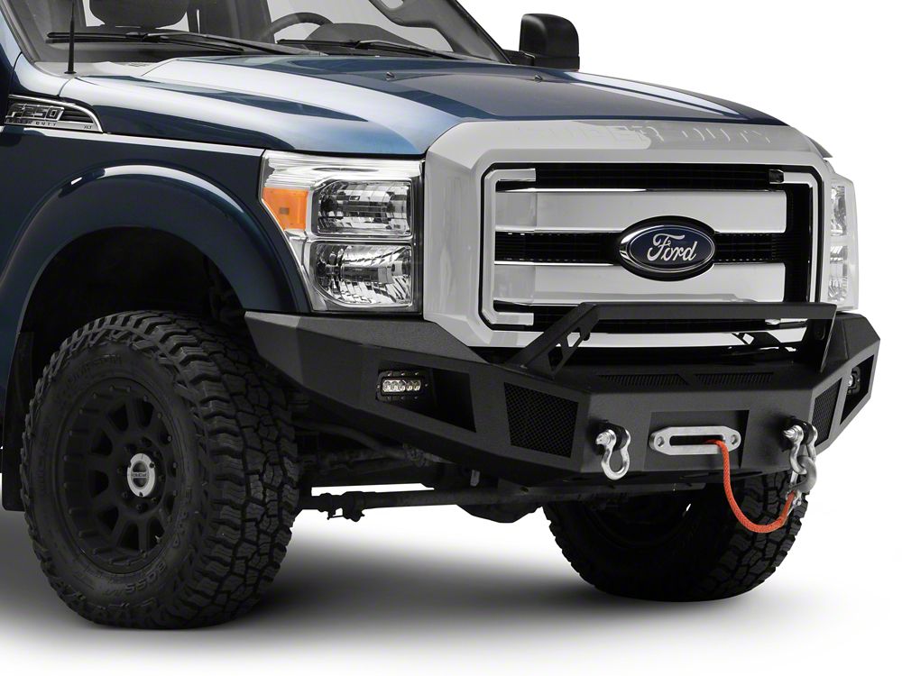 Barricade HD Front Winch Bumper with LED Lighting (11-16 F-250 Super ...