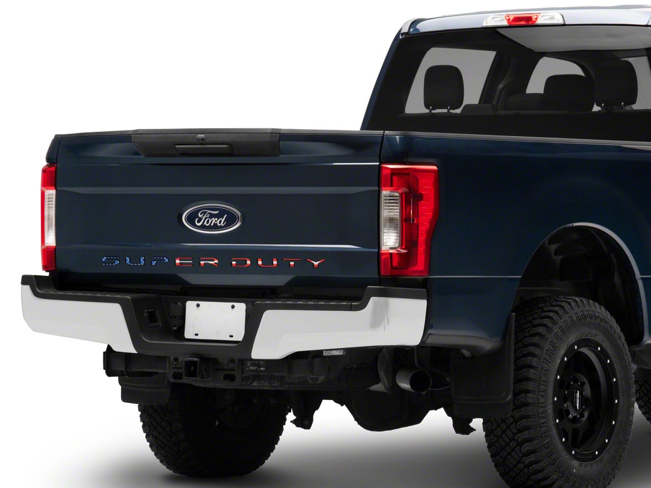 F-250 Super Duty Tailgate Insert Letters; American Flag Edition (17-19 ...