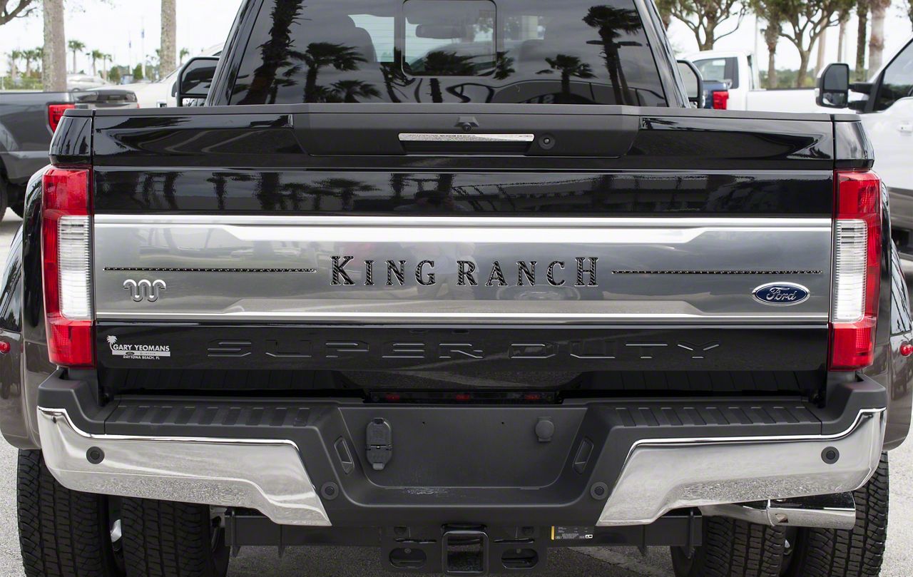 F-250 Super Duty Tailgate Insert Letters; Domed Carbon Fiber (17-19 F ...