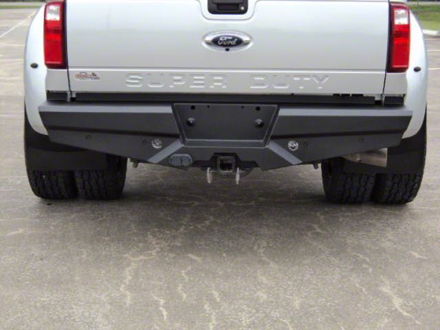 F-250 Super Duty Elevation Rear Bumper; Fine Textured Black (11-16 F ...