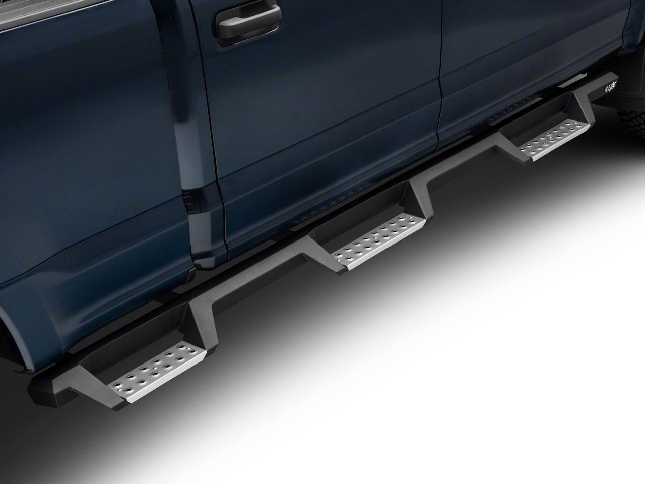 F-250 Super Duty HDX Stainless Wheel-to-Wheel Drop Nerf Side Step Bars ...