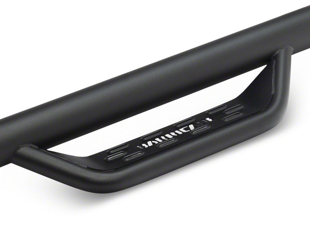 Barricade Tubular Drop Steps; Fine Textured Black Finish (20-25 Sierra ...