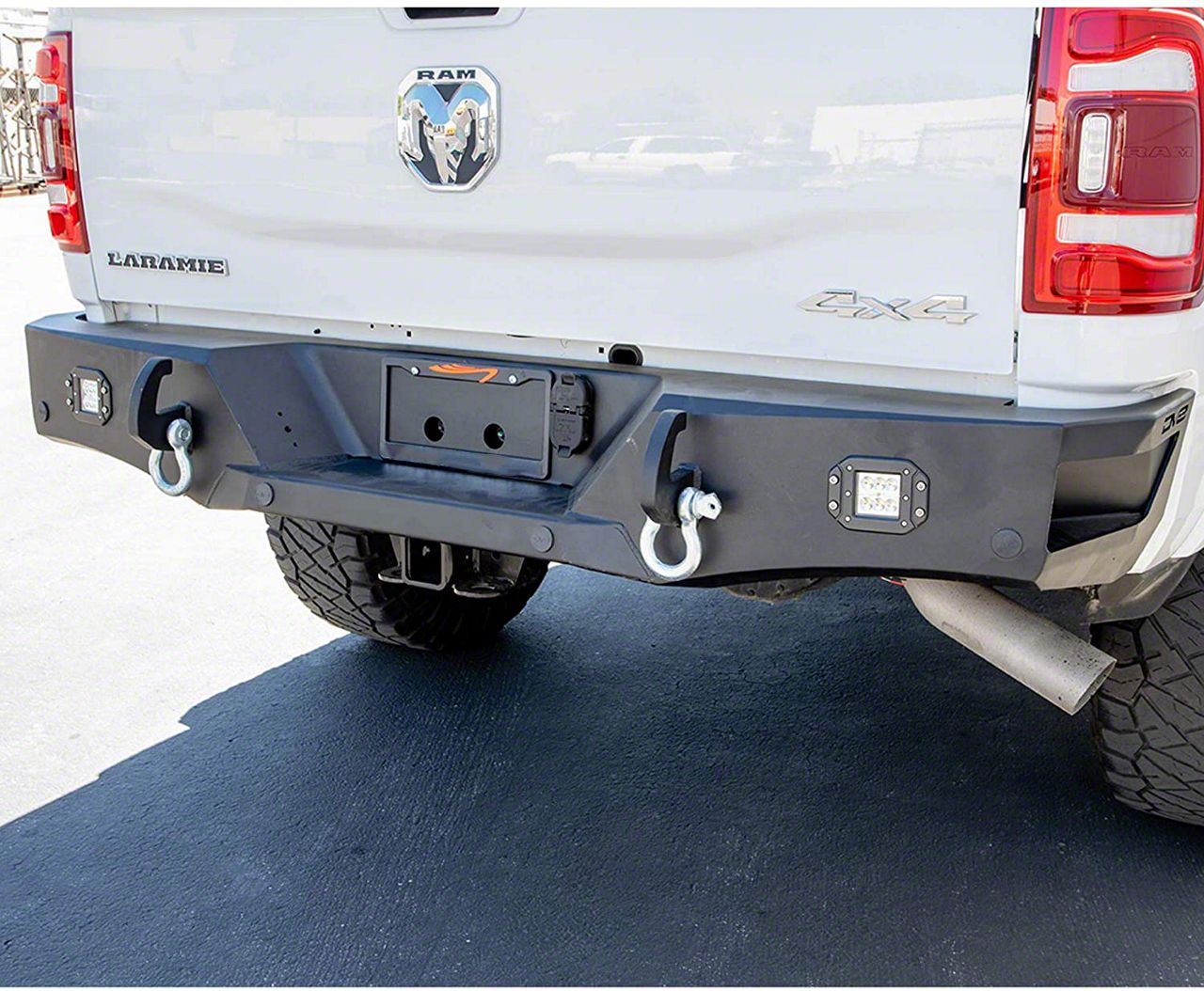DV8 Offroad RAM 3500 Steel Rear Bumper RBDR2-03 (19-22 RAM 3500) - Free ...