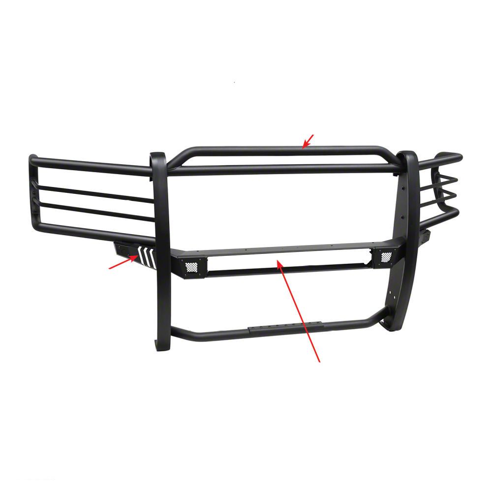 RAM 2500 Grille Guard; Sportsman X Grille Guard; Textured Black (19-22 ...