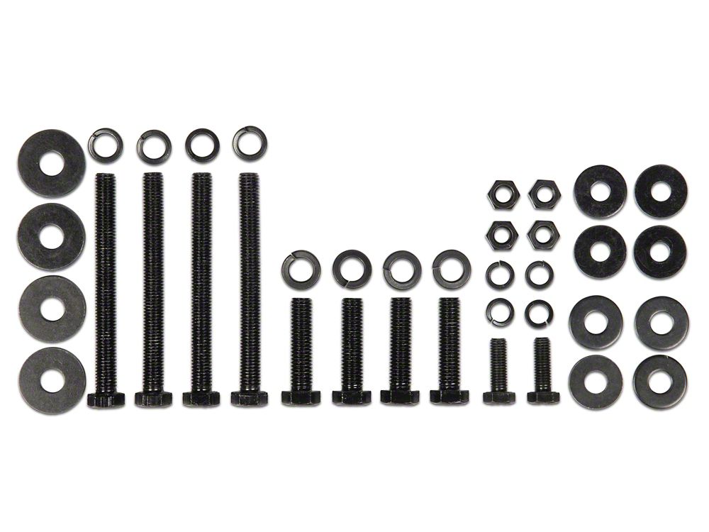 Barricade Replacement Side Step Bar Hardware Kit for SHS1214 Only (07-19 Silverado 3500 HD ...