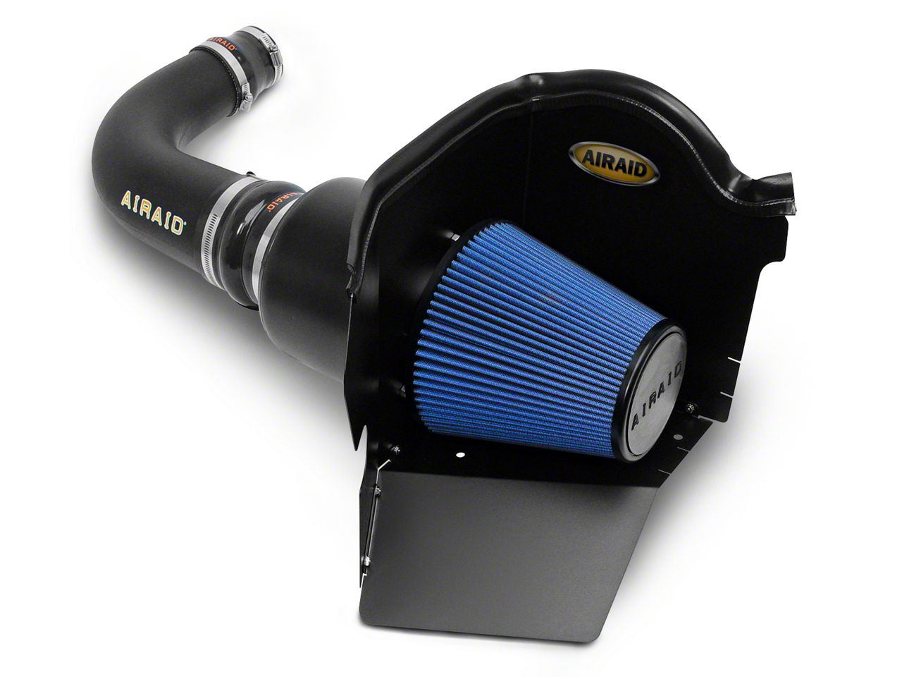 Airaid F-150 Cold Air Dam Intake with Blue SynthaMax Dry Filter AIR-403 ...