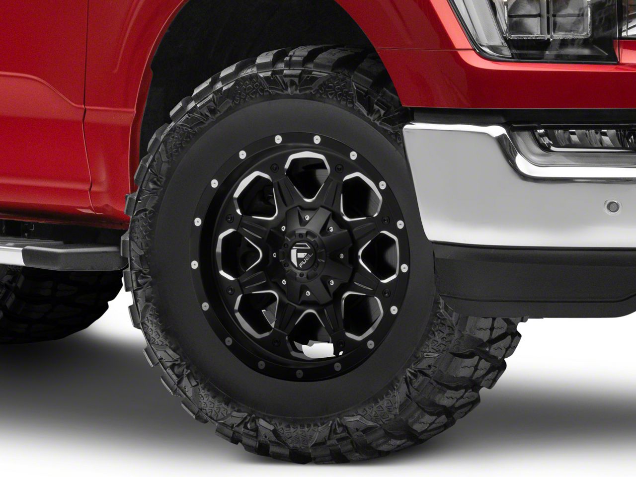 Fuel Wheels F-150 Boost Matte Black Milled 6-Lug Wheel; 18x9; 1mm ...