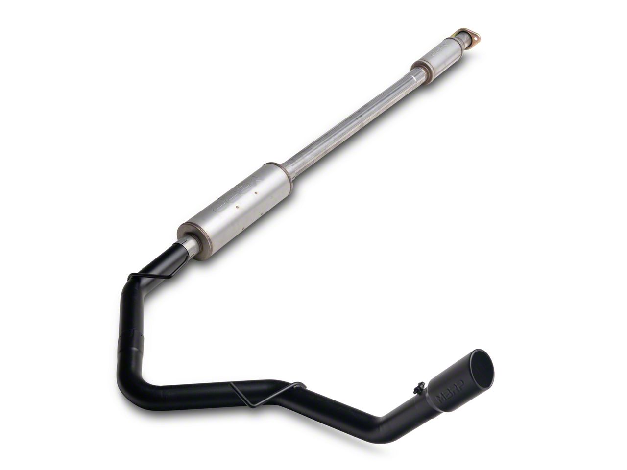 MBRP F-150 Black Series 3 in. Single Exhaust System - Side Exit ...