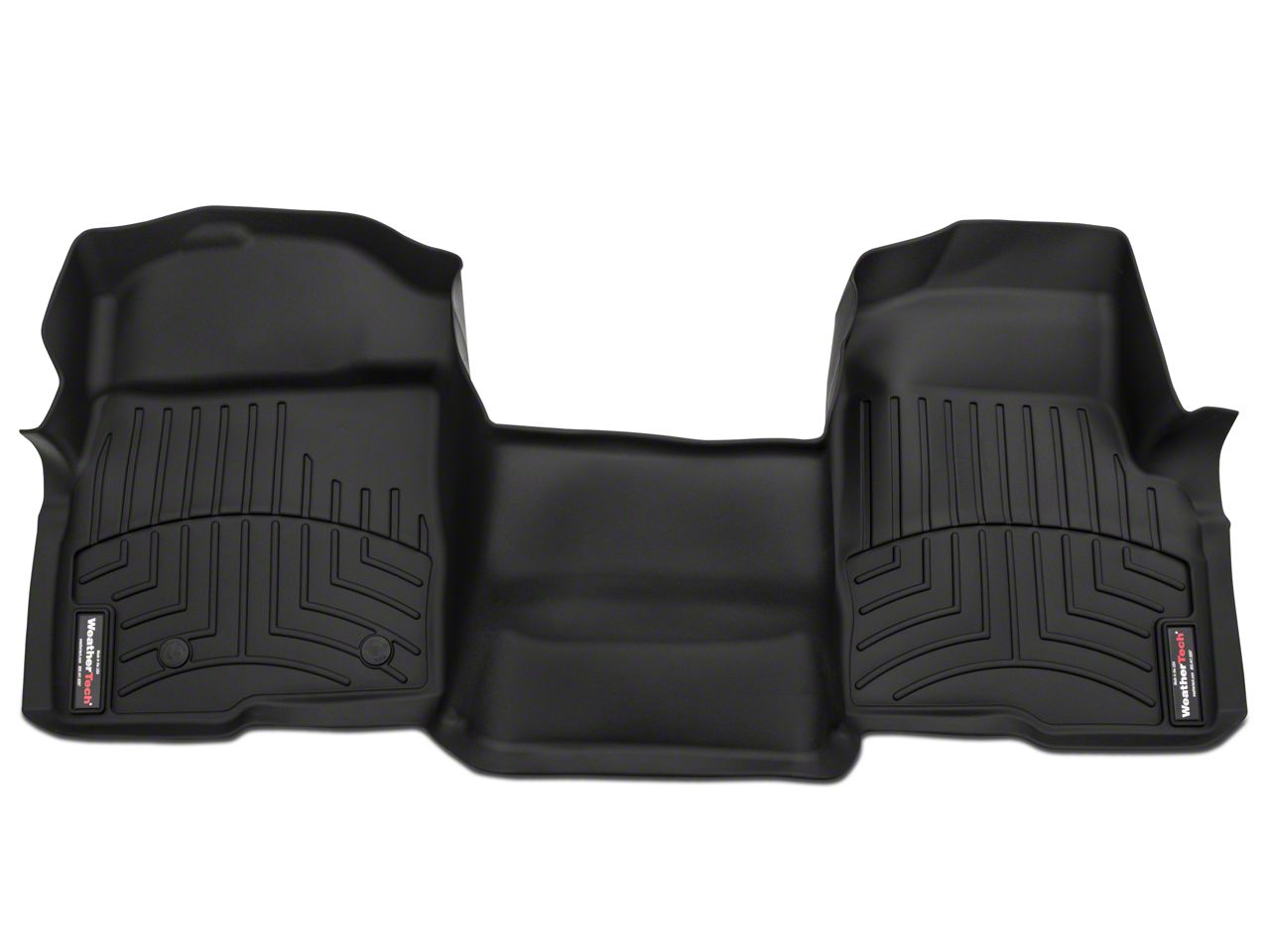 Weathertech F-150 DigitalFit Front Floor Liner - Over The Hump - Black ...