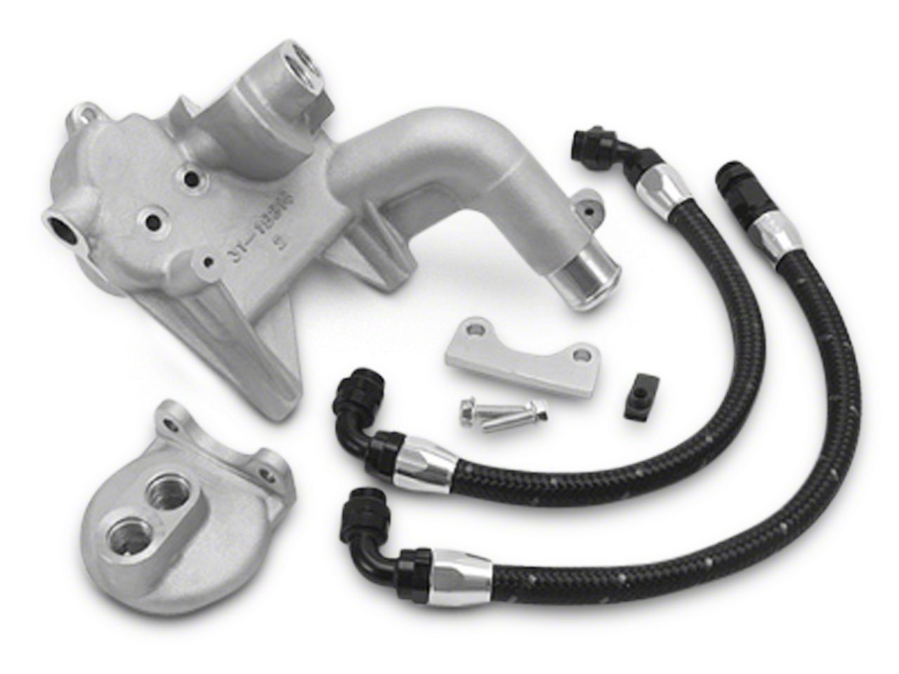 Edelbrock F-150 E-Force Remote Oil Filter Mounting Kit 15834 (04-10 5 ...