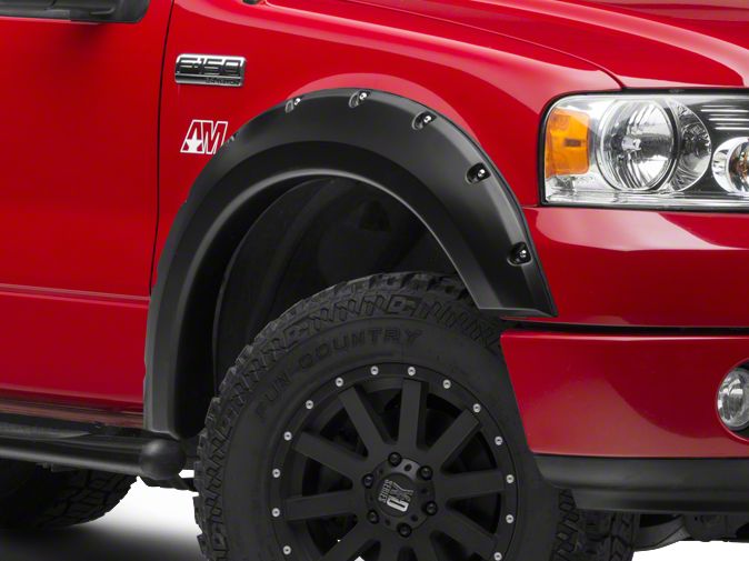 Bushwacker F-150 Pocket Style Fender Flares - Matte Black 20916-02 (04 ...