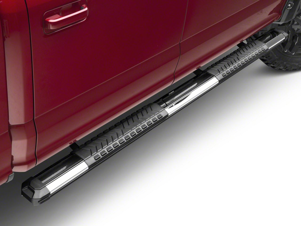 F-150 STX400 Running Boards; Stainless Steel (15-23 F-150 SuperCab ...
