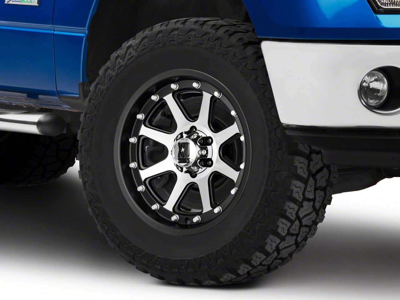 XD F-150 Addict Matte Black Machined 6-Lug Wheel - 18x9 +18mm Offset ...