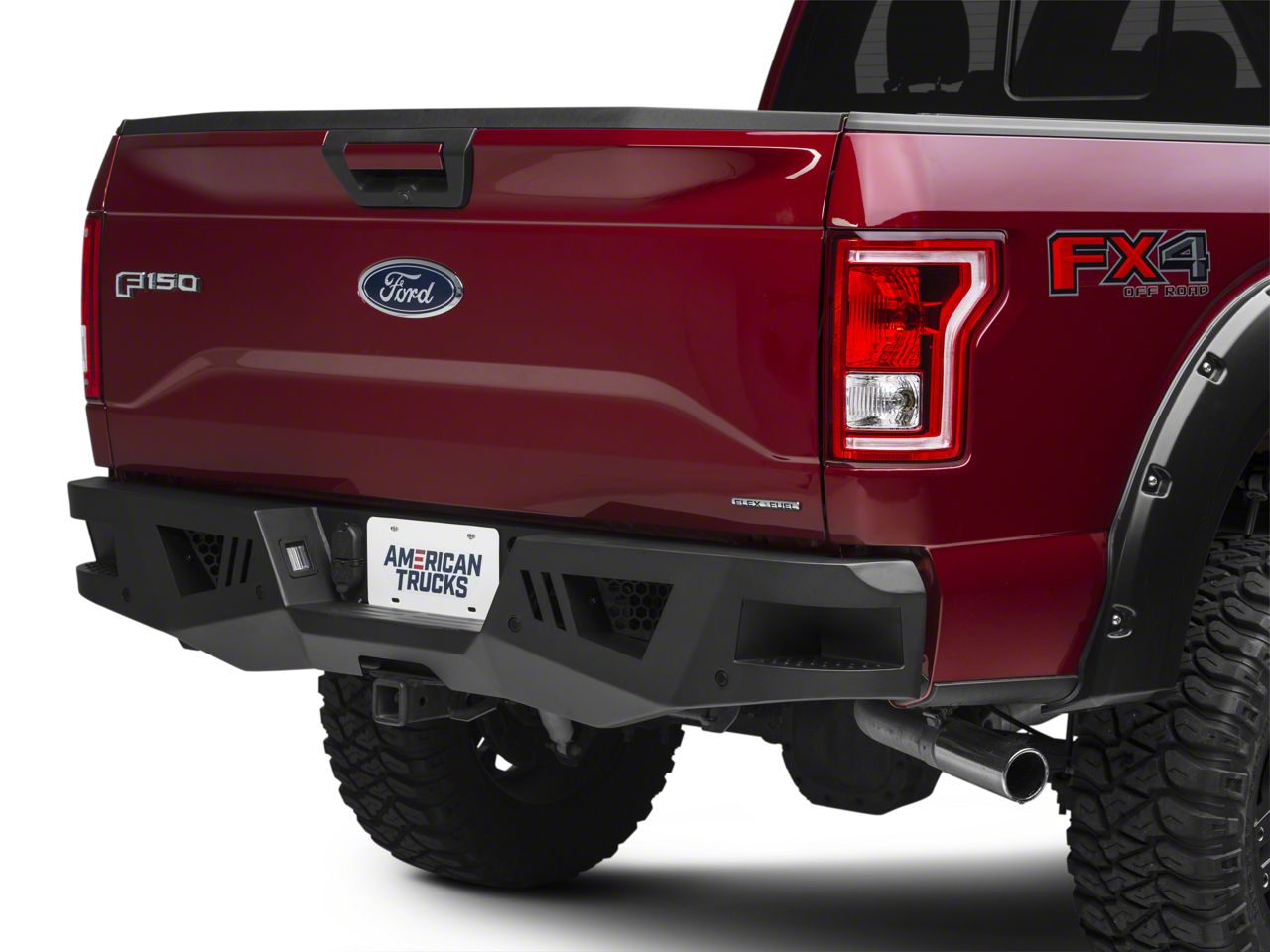 Barricade F-150 Extreme HD Rear Bumper for Factory Hitches T530971 (15 ...