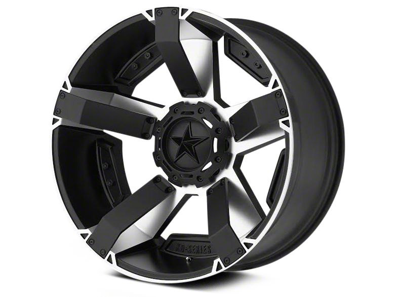 XD F-150 XD811 RS2 Black Machined 6-Lug Wheel; 22x9.5; 12mm Offset XD81122967512 (15-20 F-150 ...