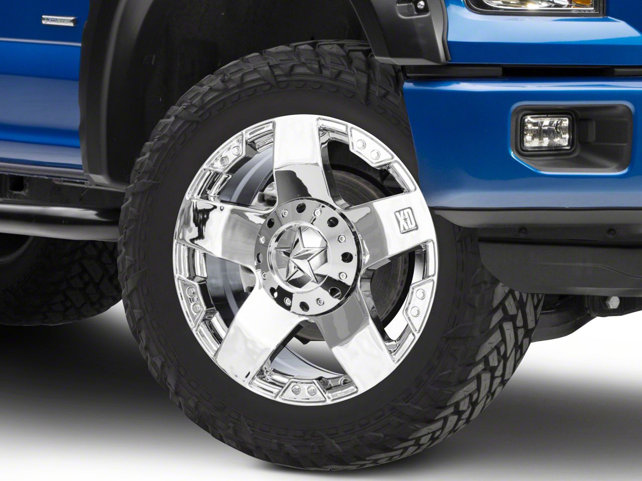 Rockstar F-150 XD775 Chrome 6-Lug Wheel - 22x9.5; 38mm Offset ...